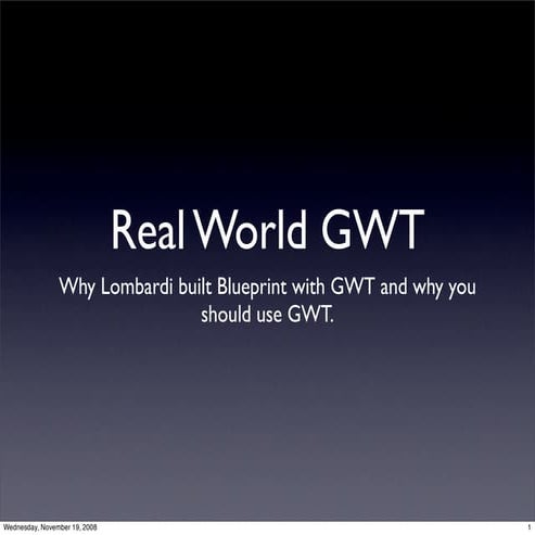 Building Blueprint With Gwt Pdf