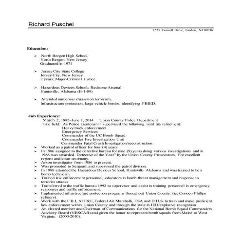Richard Puschel resume 2013 new | DOCX
