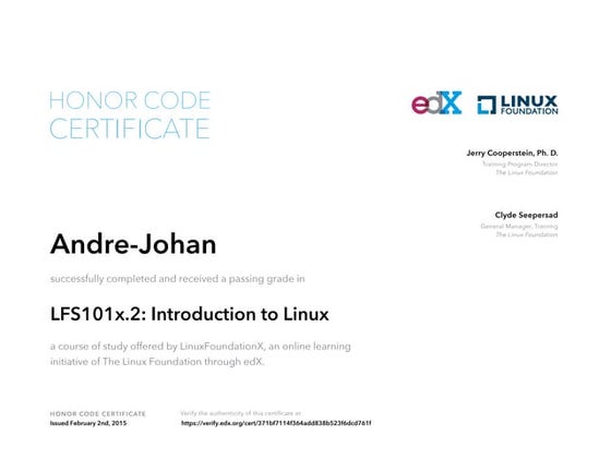 Certificate-Linux Basics | PPT
