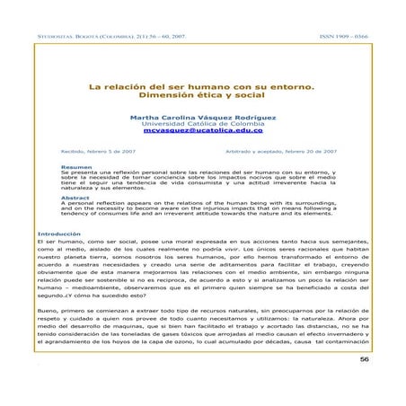 EL SER HUMANO Y SU ENTORNO | PDF