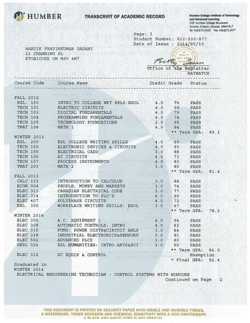 Walden University _Official Transcript-3 3 | PDF