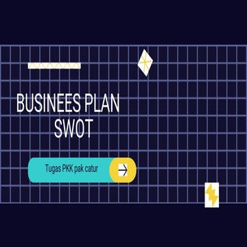 BUSINEES PLAN SWOT. Pembelajaran dalam bentuk PTT | PDF