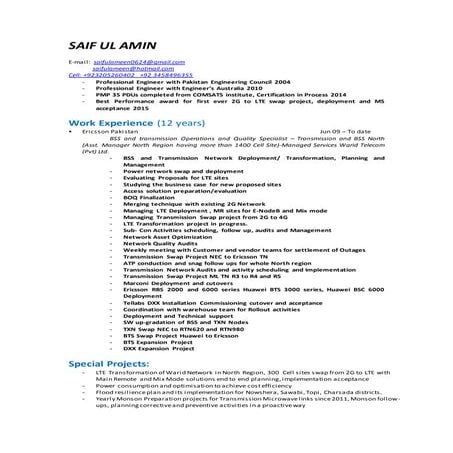 CV - Saif ul amIn-Mgmt | DOCX