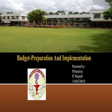14ab1t0018 budget preparation and implementation | PPTX
