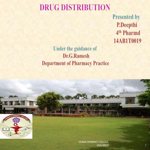 Drug distribution in hospital pharmacy | PPT