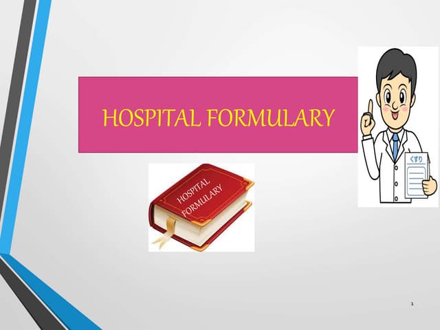 Hospital formulary | PPT