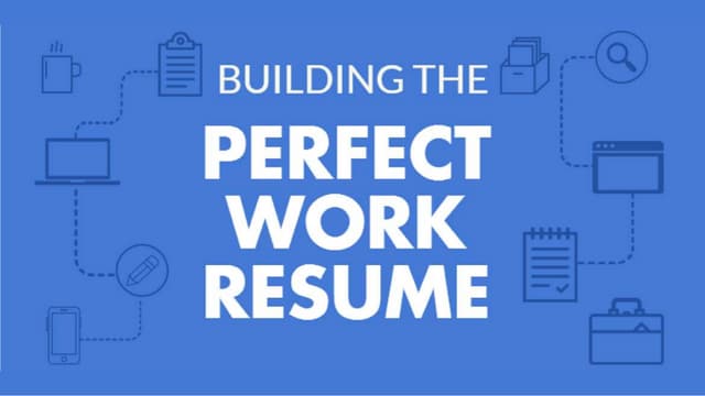 14 actionable tips to create the perfect work resume | PPT 14 actionable tips to create the perfect work resume | PPT