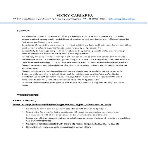 Resume_Vicky Cariappa | PDF
