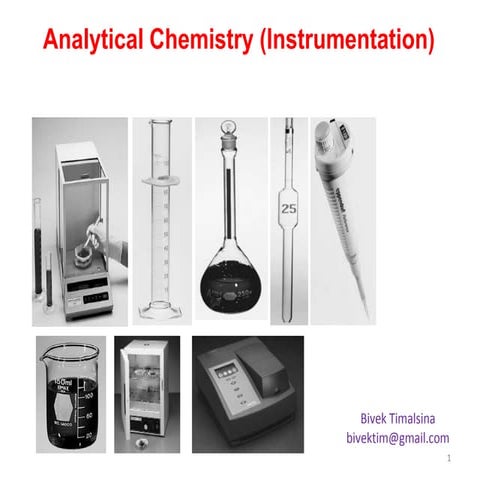 Chapter 1 introduction to analytical chemistry