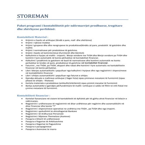 Prezantimi Programit Bilanc | PPT