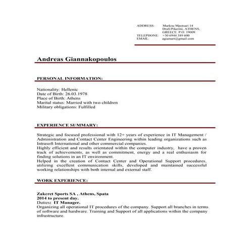 Andreas Giannakopoulos CV NEW | DOC