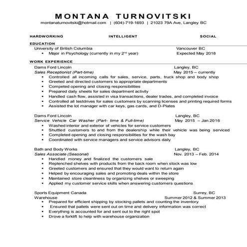 MIM Resume | DOCX