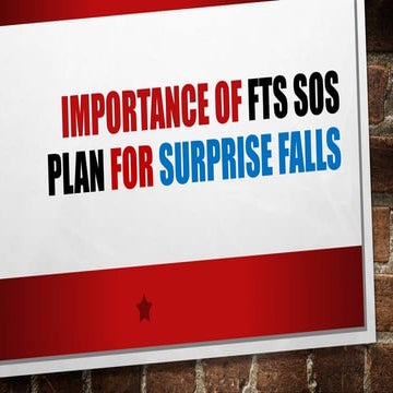 FTS SOS Plan for Surprise falls (1) | PPTX | First Aid | Injuries