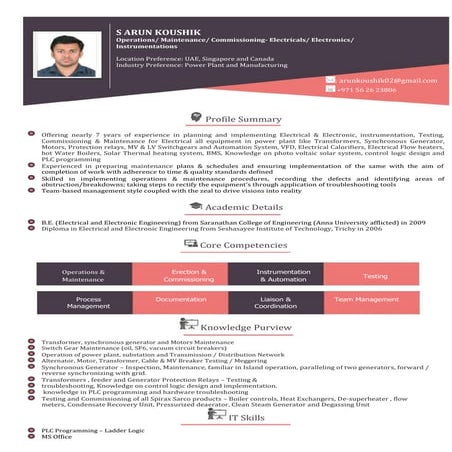 RESUME october 2016 F | PDF