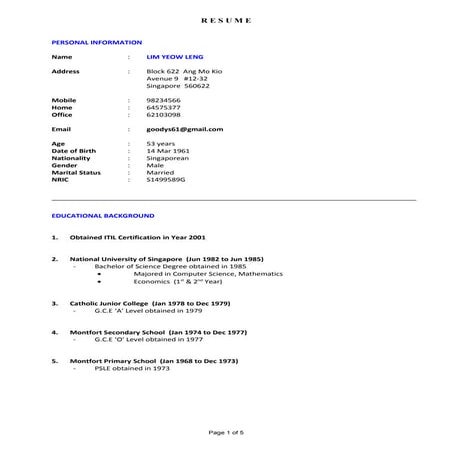 MUHAMMAD FIRDAUS ALI RESUME | DOC