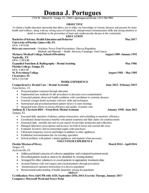 Resume | PDF | Physical Therapy | Wellness