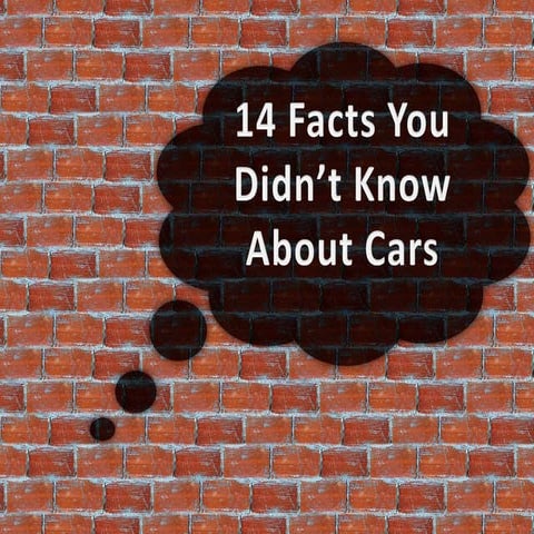 14 facts you didn't know about cars | PPT