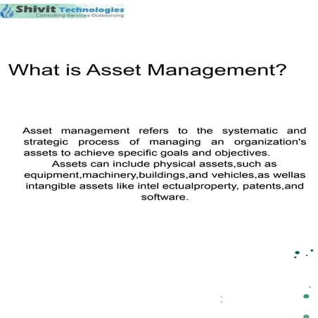 ASSET MANAGEMENT SOFTWARE | PDF