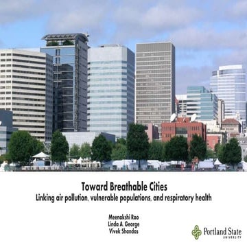 Toward Breathable Cities For All: Linking Air Pollution, Vulnerable ...