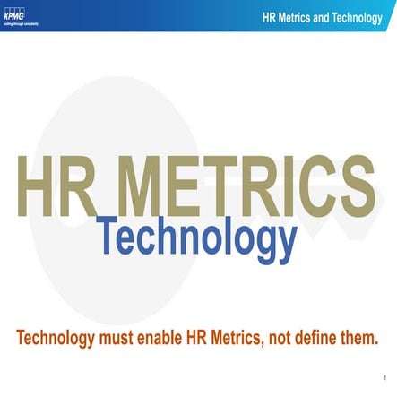 Lyle Cooper- HR-Metrics Reporting & Technology | PDF | Human Resources ...