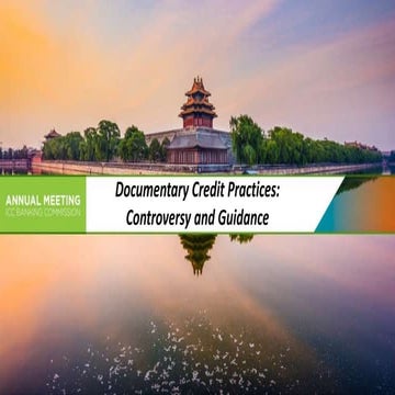 #BCMeeting2019: Documentary Credit Practices | PPTX