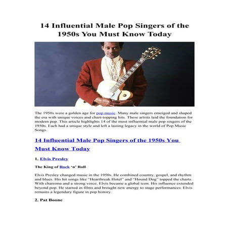 14 Influential Male Pop Singers of the 1950s You Must Know Today.docx