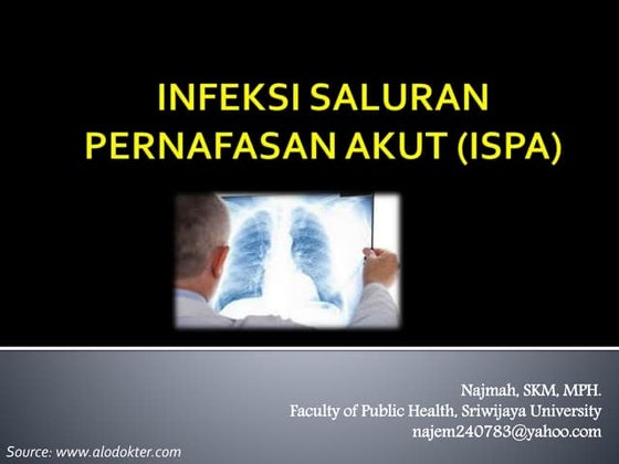 Infeksi Saluran Pernapasan Akut (ISPA) | PPTX