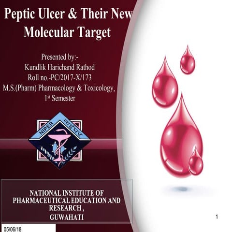 peptic ulcer & their new molecular target | PPT | Digestive Disorders ...