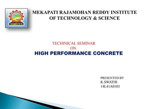 HIGH PERFORMANCE CONCRETE | PDF