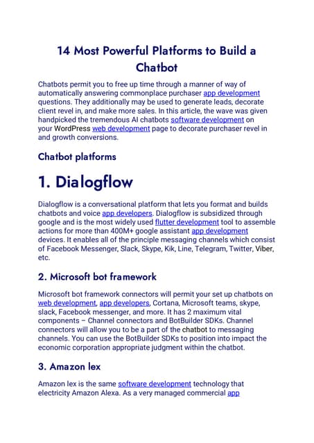A Comprehensive Overview of Chatbot Development_ Tools and Best Practices.docx