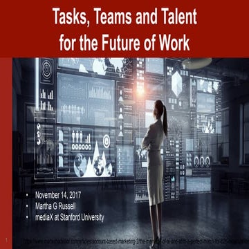 Tasks, Teams and Talent for the Future of Work | PPT