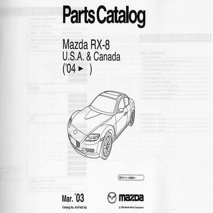 The complete 2004 mazda rx8 parts catalog.pdf