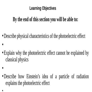 Planck constant using photoelectric effect | PPTX