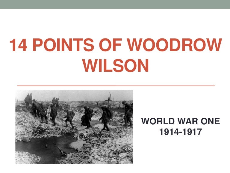 Woodrow Wilson's 14 Points