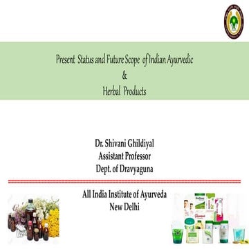 14 SeptScope of Indian Ayurveda and Herbal Products - Copy - Copy (2).pptx