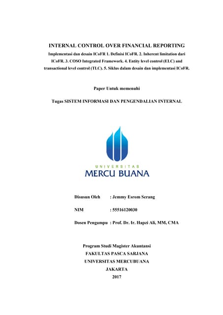 Buku Saku Desain dan Implementasi Internal Control over Financial ...