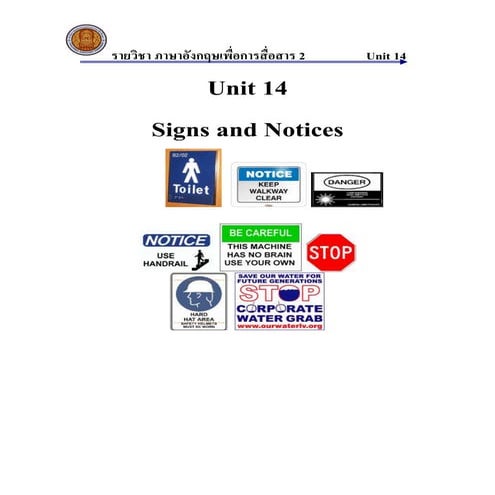 14 signsandnotices | PDF