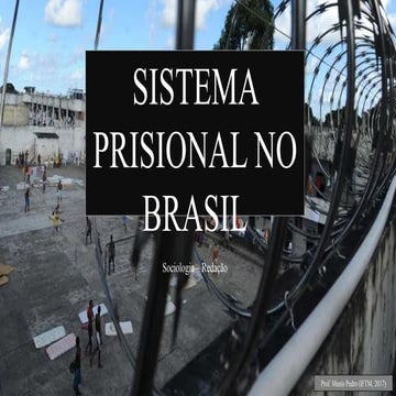Sistema Prisional no Brasil | PPTX