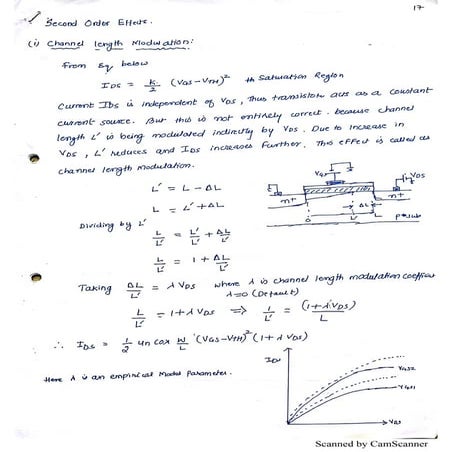 Channel length modulation | PDF | Cameras and Camcorders | Consumer ...