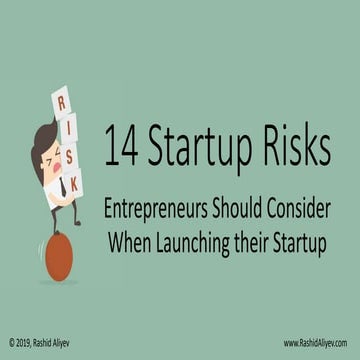 14 startup risks | PPT | Free Download