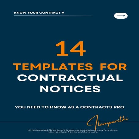 14 Template Contractual Notice - EOT Application | PDF