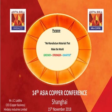 14th asia copper conference | PDF | Commodities | Economy