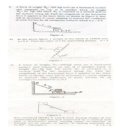 wbut friction Questions | DOC
