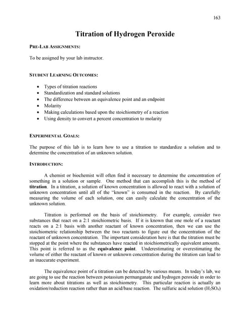 Potassium permanganate titrations | PPTX