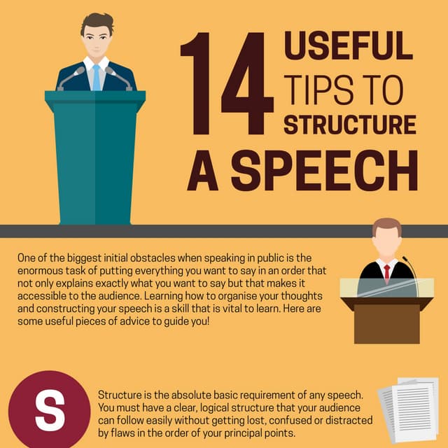 14 useful tips to structure a speech like a pro. | PDF