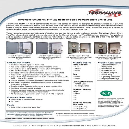 Catv7 Gabinete Alpha Serie Pwe & Upe | PDF
