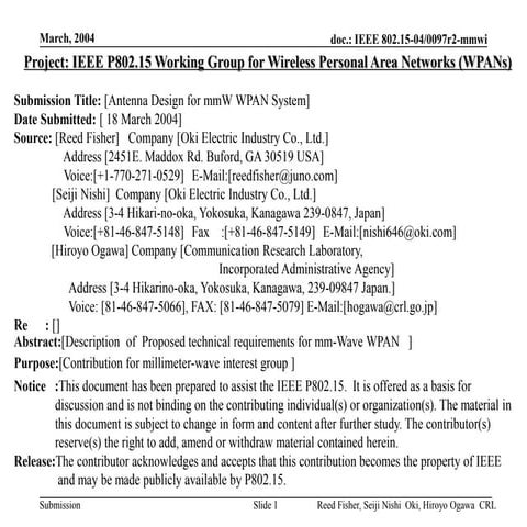 Antennas Design and Packaging for Millimeter-Wave Phased-Array ...