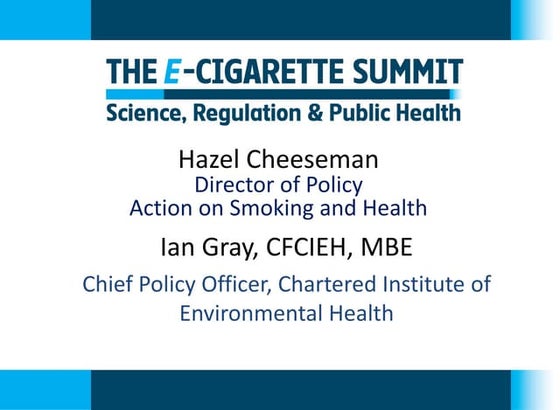 Martin Dockrell - E-Cigarette Summit 2014 | PDF | Illegal Drugs ...