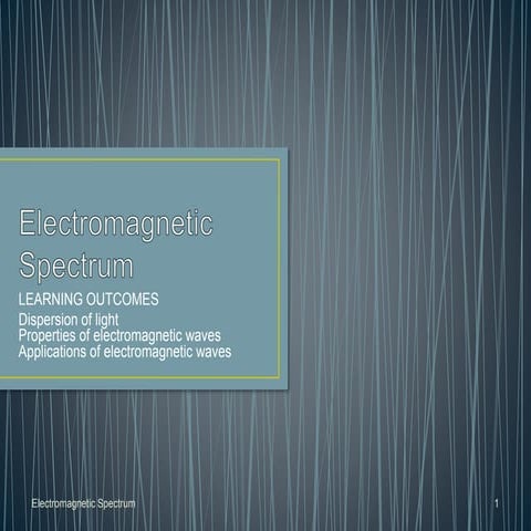 Electromagnetic spectrum | PPT