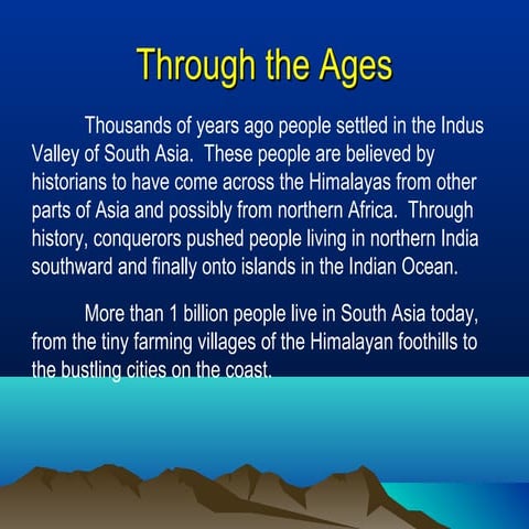 15.2- History of South Asia | PPT